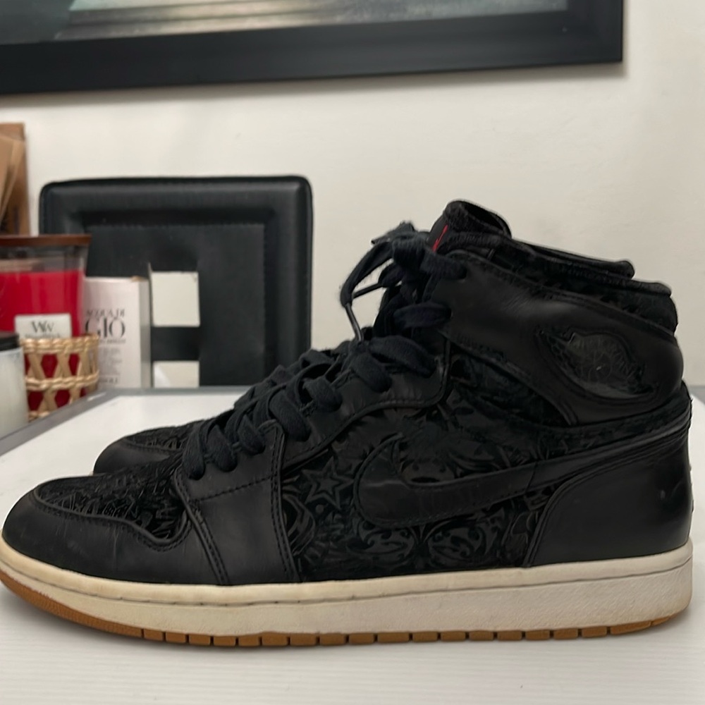 Nike Air Jordan 1 Retro 2008 Basketball Sneakers Mens… - Gem